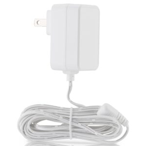 lefxmophy dxr8 pro charger, 5.9v power adapter for infant optics dxr-8 / dxr 8 pro camera unit charger blj06w059100p1-u supply with 8ft long white cord accessory (not for monitor)