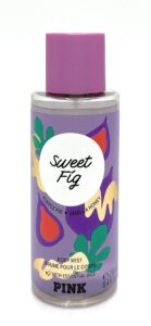 victoria's secret pink fragrance mist sweet fig, purple, 8.40 fl oz (pack of 1), 10.0 ounces, count : 1