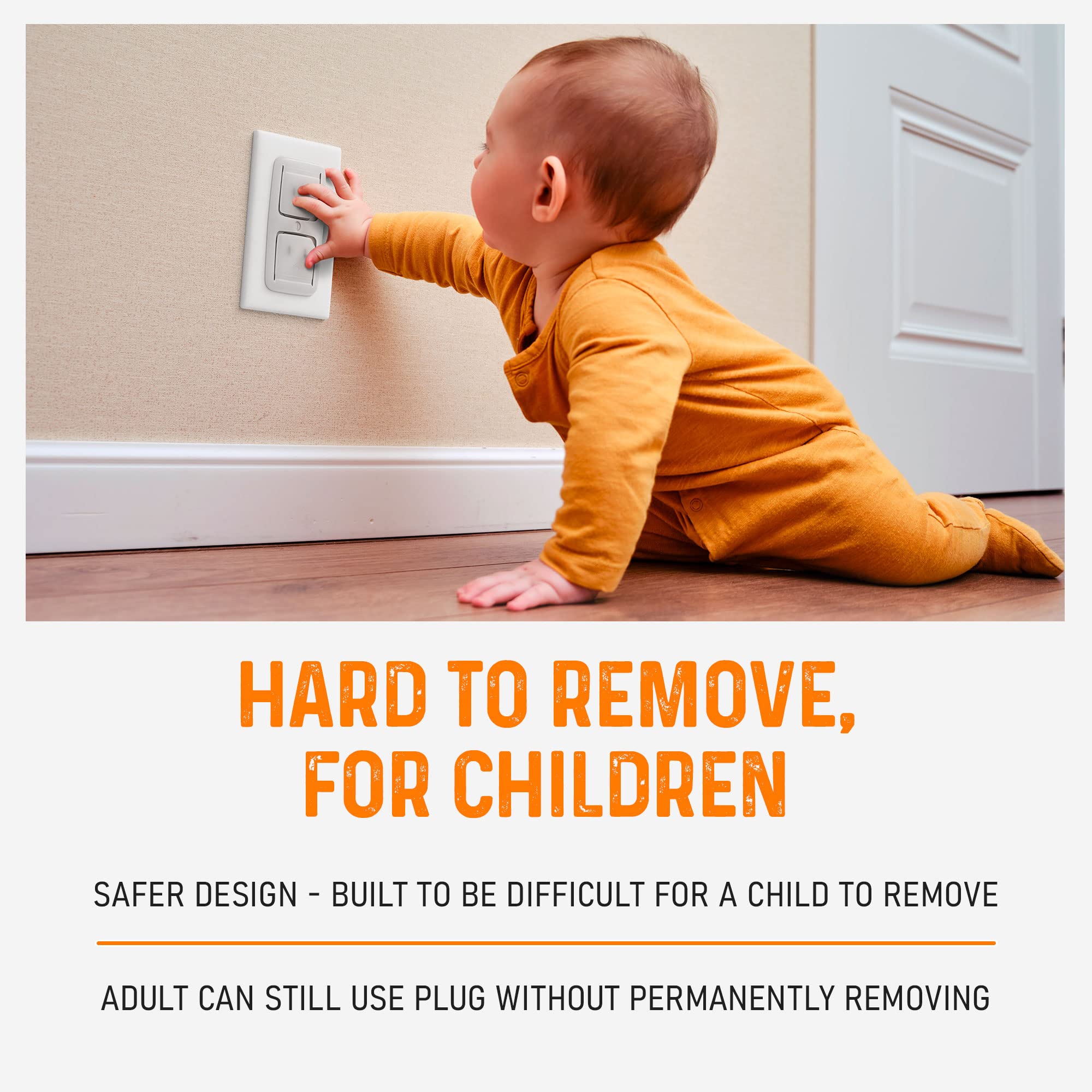 Wall Nanny + The Block-It-Socket - Protect Walls from Baby Gate Damage and Keep Children Safe from Outlets