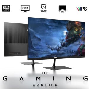 HP G3 Gaming Desktop PC, Intel Core i5 4th Gen, AMD RX 550 Graphics, 16GB RAM, 240GB SSD | 2TB HDD, MTG New 24 Inch Monitor, RGB Keyboard Mouse, Headphone, Webcam, Win 10 Pro (Renewed)