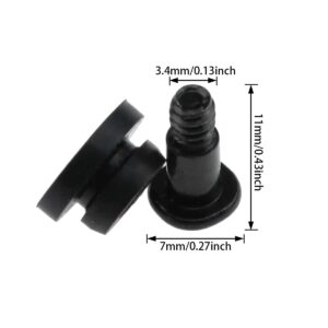 Lovelysp Hard Disk Drive Screw 3.5 inches Hard Disk Shock Absorbing Screw Shock Absorption Rubber Washer Kit PC Hard Disk Drive Mounting Accessories for 3.5 inches HDD SSD（3.5 inches）-12 Sets