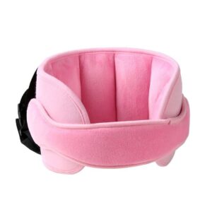 ruitasa car seat head support band, safety car seat neck relief, adjustable child car seat, infants and baby head support(pink)