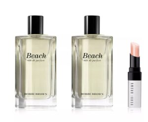 bobbi brown beach perfume set 2 bottles lip tint