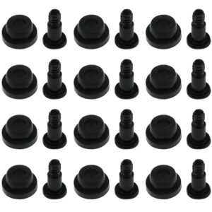 lovelysp hard disk drive screw 3.5 inches hard disk shock absorbing screw shock absorption rubber washer kit pc hard disk drive mounting accessories for 3.5 inches hdd ssd（3.5 inches）-12 sets