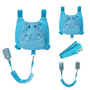 toddlers cute animal safety harness with leashes kids anti lost wrist leash link wristlets,hippo