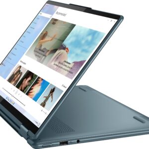 Lenovo 2022 Yoga 7i 2-in-1 Laptop 14" 2.2K Touchscreen Intel EVO Platform 12th Core i7-1255U Iris Xe Graphics 16GB RAM 1TB SSD WI-FI 6E Thunderbolt 4 Backlit KB w/ FP Windows 11 RATZK 32GB USB