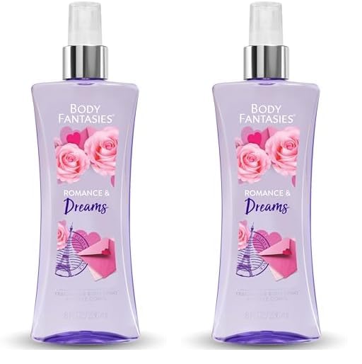 BODY FANTASIES SIGNATURE Fragrance Body Spray, Romance and Dreams, 8 Fluid Ounce (Pack of 2)