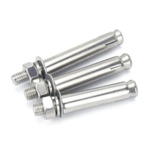 (2pcs) 316 stainless steel external expansion screws, suitable for mechanical fixed installation m10x100mm.