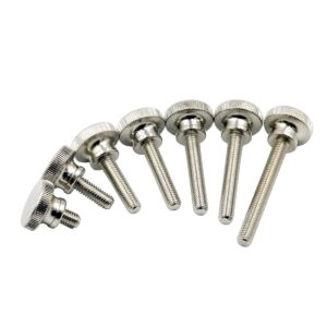 m2 knurled thumb screws stainless steel (m2 x 6 mm, 20)