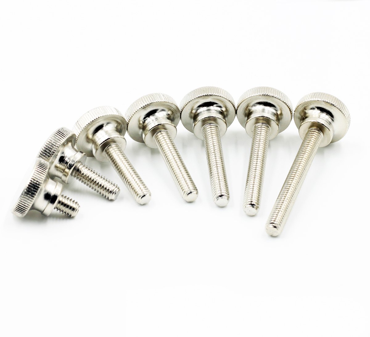 M2 Knurled Thumb Screws Stainless Steel (M2 x 6 mm, 20)