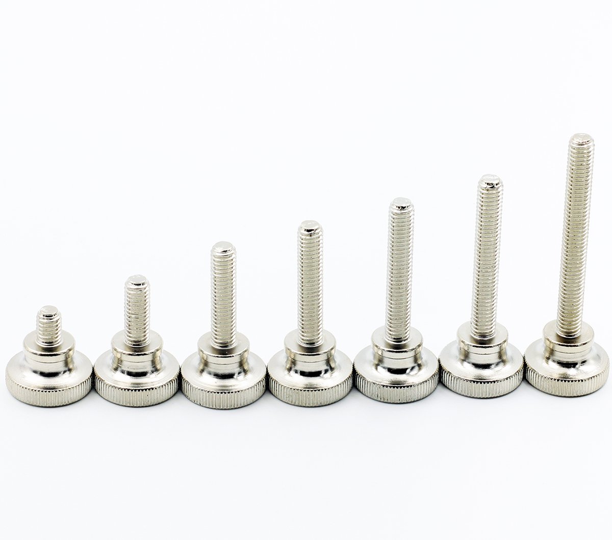 M2 Knurled Thumb Screws Stainless Steel (M2 x 6 mm, 20)