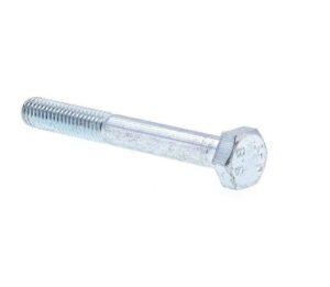 hex head cap screw, class 8.8 metric m6-1.0 x 50mm zinc plated steel 10pk