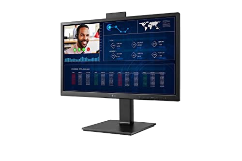 LG 24CQ650N-6N 24" 23.8-inch FHD All-in-One Thin Client with Pop-up Webcam Non OS