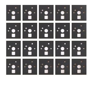 120 pcs mechanical keyboard switch sticker shaft pads dampener foam noise sound reduction foam stickers insulation film for switch stabilizer noise for gaming keyboard (poron)