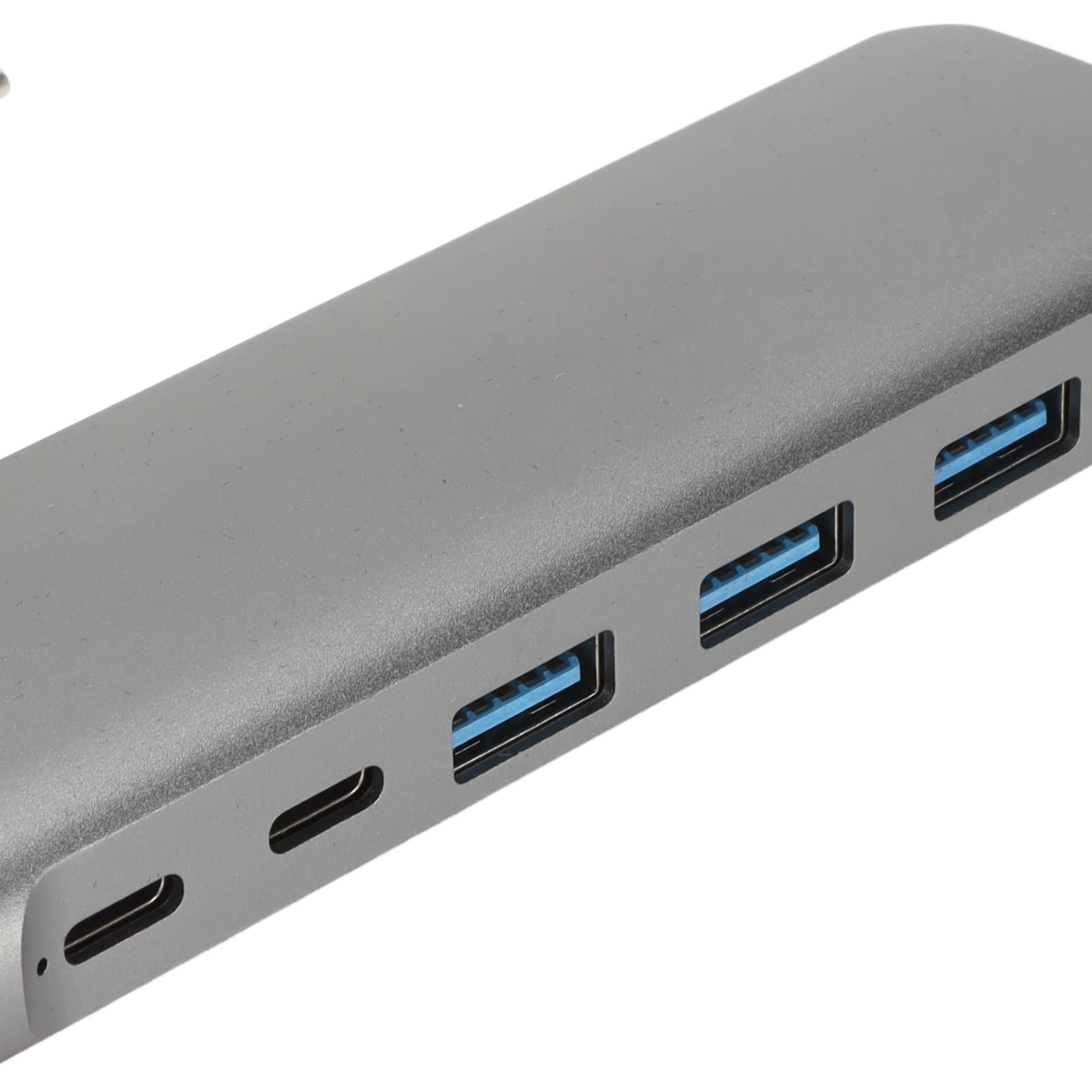 Septpenta 8 in 1 USB C Hub, 4K Resolution 100W High Speed Pass Through Charging, 5Gbps Data Transfer, 480MB/S Read/Write Speed for Connecting USB Peripherals, Hard Drives, Printers, Etc.