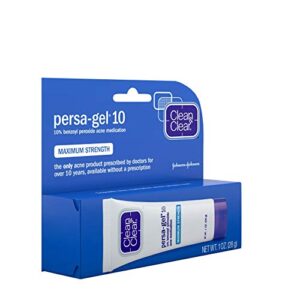 Clean & Clear, Persa-Gel 10 Acne Spot Treatment, Maximum Strength, 1 Oz (Pack of 2)