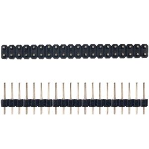 20pcs Break-Away 0.1" 2x20-pin Strip Dual Male Headers for Raspberry Pi Zero GPIO (Long 11mm / 0.43")