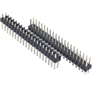 20pcs break-away 0.1" 2x20-pin strip dual male headers for raspberry pi zero gpio (long 11mm / 0.43")