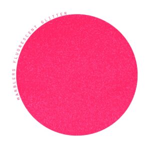 MARBLERS Cosmetic Grade Fine Neon Glitter [Fluorescent Pink] 0.18oz (5g) | Fine | Non-Toxic | Vegan | Cruelty-Free | Eyeshadow, Nail Polish, Nail Art | Festival, Rave & Party Makeup | Body & Face