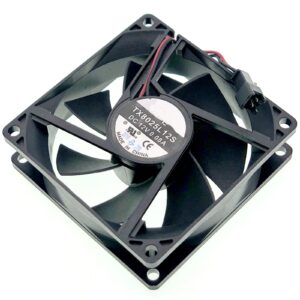 LEYEYDOJX New Quiet Cooling Fan Compatible with Tianxuan TX8025L12S Refrigerator Power Fan DC 12V 0.08A 8CM 8025 0.96W 2-Wire 2800 RPM