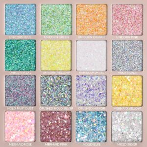 MARBLERS Cosmetic Grade Fine Neon Glitter [Fluorescent Pink] 0.18oz (5g) | Fine | Non-Toxic | Vegan | Cruelty-Free | Eyeshadow, Nail Polish, Nail Art | Festival, Rave & Party Makeup | Body & Face