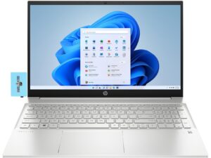 hp newest pavilion 15.6" fhd ips business laptop 13th gen (intel i7-1355u 10-core, 64gb ram, 2tb pcie ssd, intel iris xe, backlit kyb, fingerprint, wifi 6, bt 5.2, webcam, win 11 home) w/hub