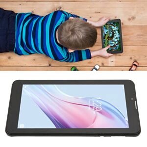 Yoidesu 7in Tablet, Kids Tablet 2GB 32GB 3G Internet Calling for Android10 System, 5G WiFi Dual Band Dual Camera Tablet PC 100‑240V (US Plug)