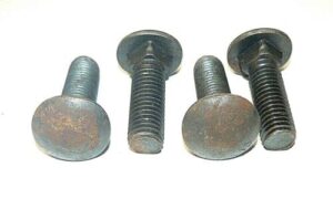 5/8"-11 x 2" carriage bolts - grade-2 - plain finish - lot of 15 pcs. ft hq