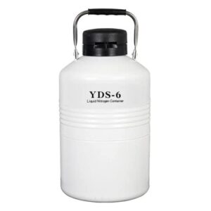 portable 6l liquid nitrogen storage tank static cryogenic container with straps