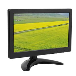 computer monitor, dvr monitor 9 inch tft lcd builtin speaker easy installation multiple input interface with vga cable for laptop (us plug)