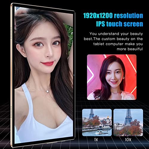 11 Tablet, 10.1in Tablet 1GB RAM 16GB ROM, FHD Display Touch Screen Tablet PC, Octa Core Chip, 2.4/5GWiFi, Buletooth, GPS, Dual Camera, 3000mAh, 128G Extension