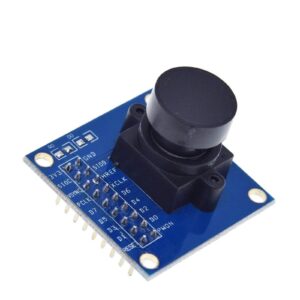 1pcs ov7670 camera module supports vga cif auto exposure control display active size 640x480 (color : ov7670 bracket)