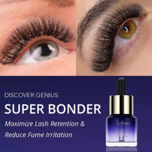 Super Bonder for Eyelash Extension Longer Retention Lash Glue Accelerator Eyelash Bonder for Lash Extensions Lash Sealant Lash Bonder Adhesive Companion Eyelash Extension Bonder -15ML