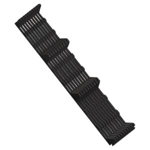 showingo (20 pcs)12" inside foam for metal roofs classic ribbed profile foam closure strip for metal roofing panels 3' long roof closure strip, noise reduction, and resistance to cold