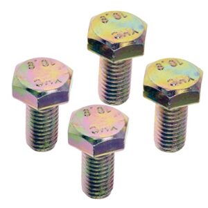 hex bolt | 4 pieces | class 10.9 | m10-1.5 x 20mm | yellow zinc | steel