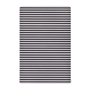 kigai black & white stripe crib sheets for boys girls, soft and breathable pack n play sheets, portable mini stretchy cribs sheets, 39x27 inch