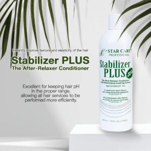 STAR CARE Stabilizer Plus The After-Relaxer Conditioner With Penetrating Foaming Action Approximate pH. 3.5 (4oz)