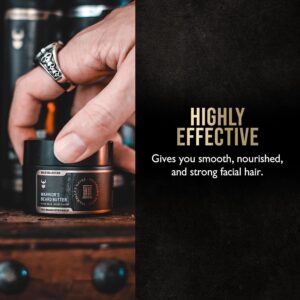 The Beard Struggle Warrior’s Beard Butter Aesir's Triumph - Platinum Collection - Non-Greasy Low-Hold Formula, Luxurious Cologne-Grade Fragrances 100% Natural - 50g / 1.76 US. oz. Warrior-Glass Jar