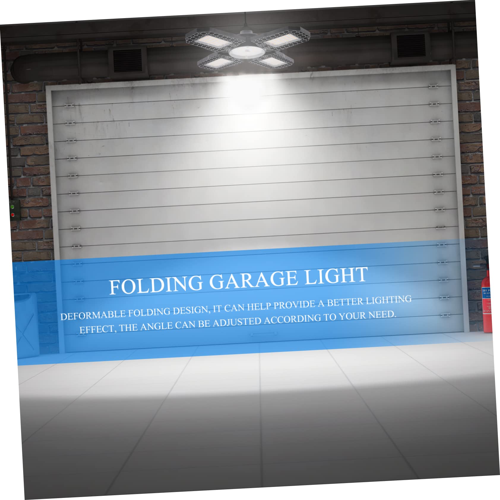 Outanaya Garage Light Led Lights for Garage Warehouse Ceiling Light Folding Garage Ceiling Light Garage Ceiling Lights Garage Warehouse Light