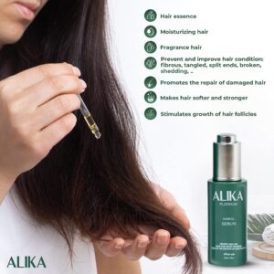 ALIKA Hair Growth Serum - Scalp Treatment for Hair Loss, Grow Gorgeous Hair for Women and Men, Suitable for Dry, Oily, Normal Scalp (50ml)