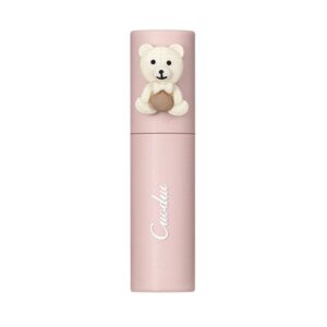 pulunto mist matte velvet lipstick, waterproof long lasting lip gloss, non stick cup easy coloring liquid lipstick, cute bear beauty makeup