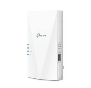 tp-link ax3000 wifi 6 range extender internet booster(re700x), dual band, ap mode w/gigabit port, ofdma, beamforming, app setup, onemesh compatible (renewed)