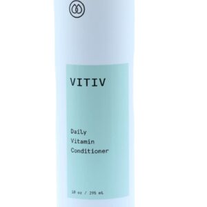 VITIV Daily Vitamin Conditioner | For All Hair Types | Made With Natural Ingredients | No Silicones, No Parabens, No Residue | Vegan (10 oz)