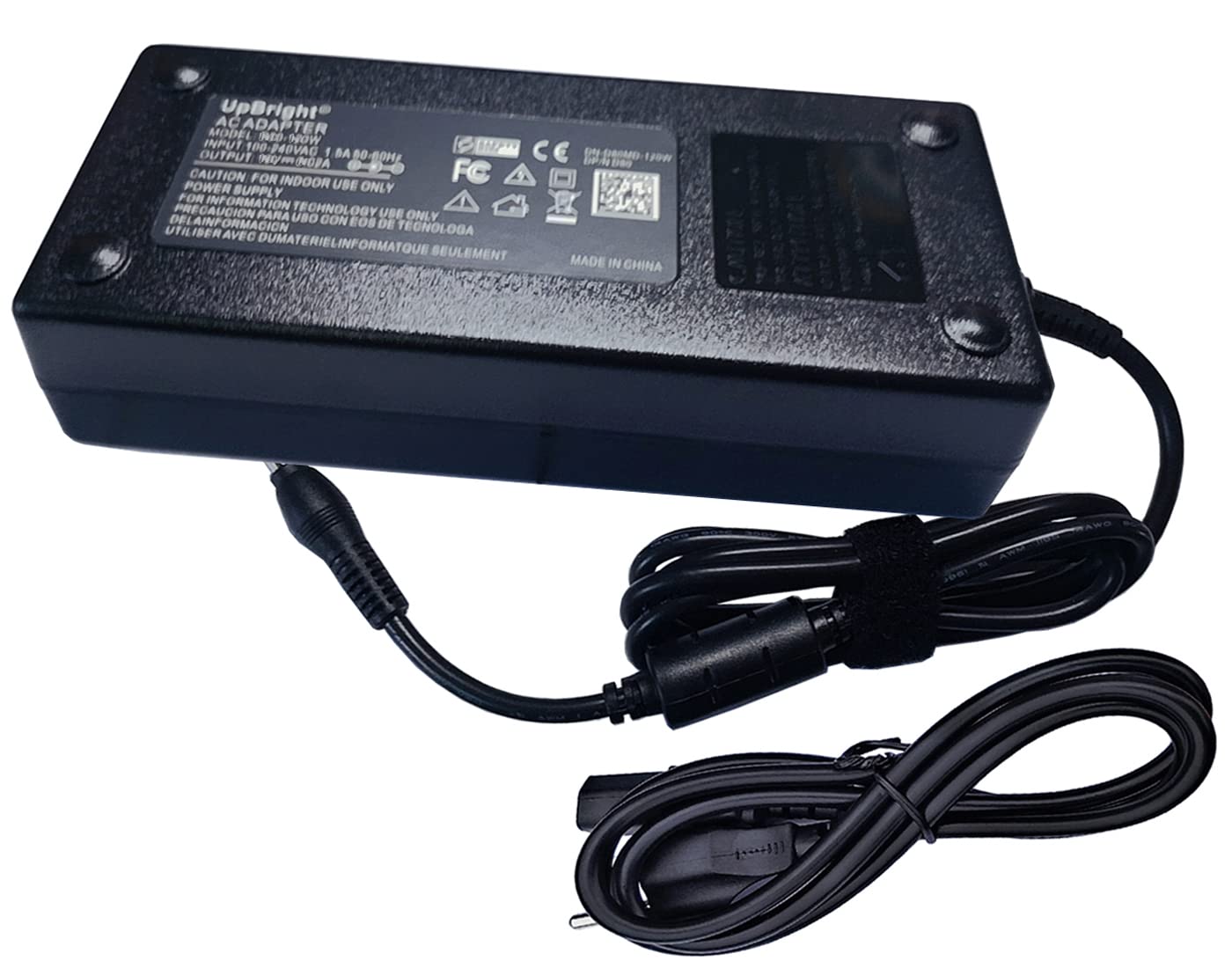 UpBright 19.5V AC/DC Adapter Compatible with HPE HP ProLiant MicroServer Gen10 Plus G10 TPS-F033 P16006-001 P16005-001 P54644-001 P54649-001 Tower Server LITEON PA-1181-28 P19429-001 P13849-201 Power