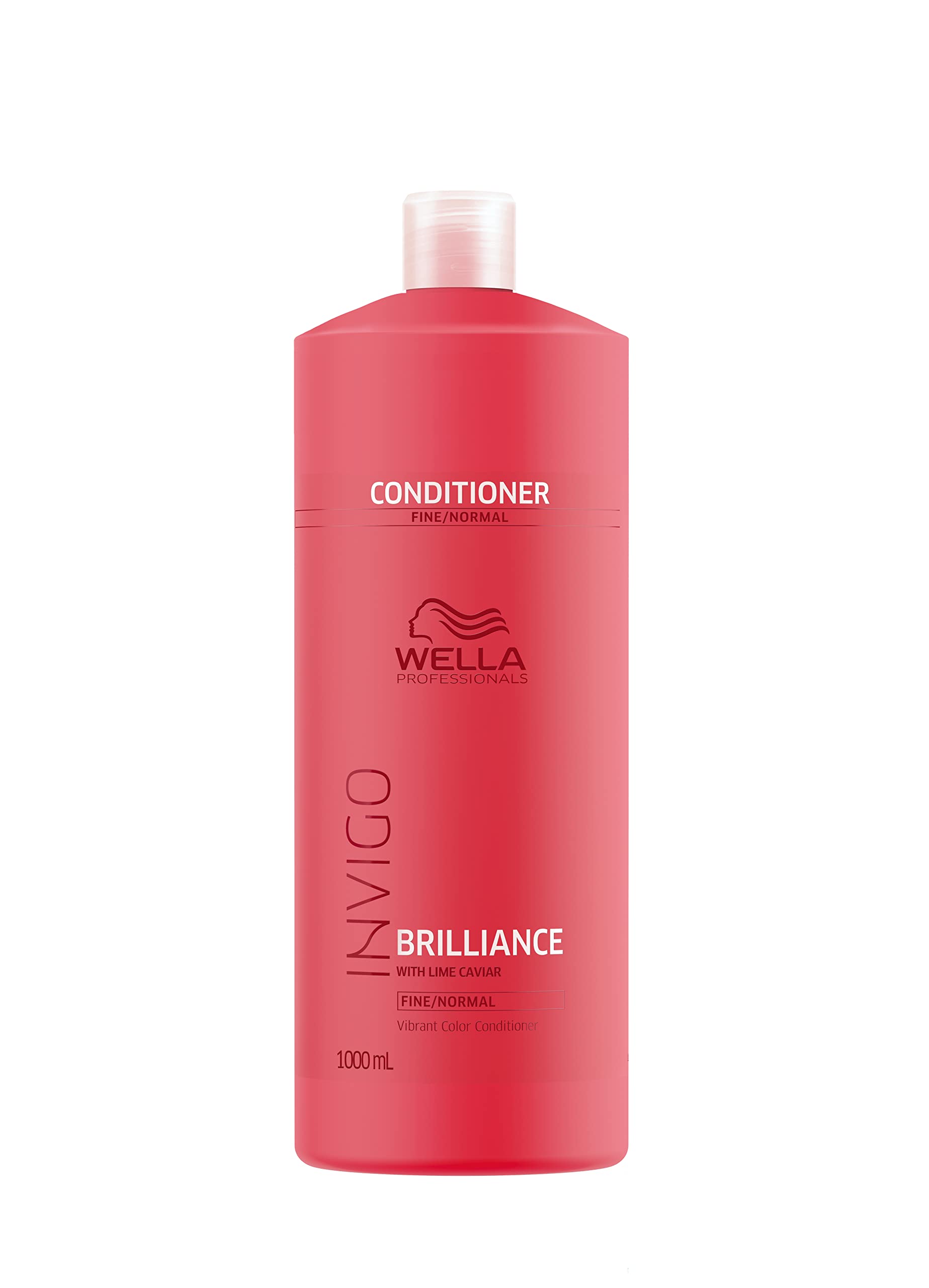 Wella Professionals Invigo Brilliance Conditioner | For Coarse Colored Hair| Color Protecting & Color Vibrancy Conditioner| 33.8 Fl Oz