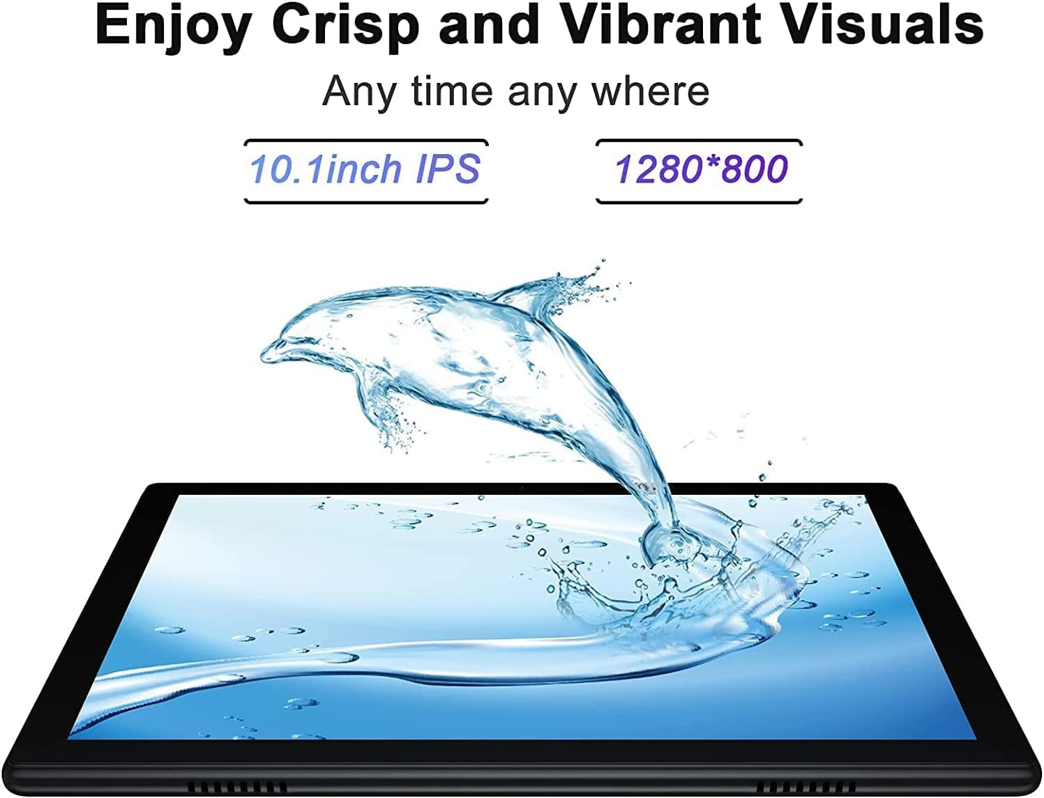 FLYINGTECH Tablet 10 inch, Android 10.0 Tablets, 2GB RAM, 32GB ROM, Quad Core Processor, HD IPS Screen, 2.0 Front + 8.0 MP Rear Camera, 6000mAh Battery, Touchscreen, WiFi, Bluetooth