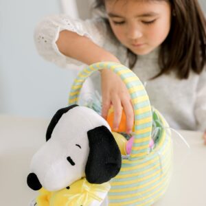 Animal Adventure® | 8" Easter Basket Snoopy and Woodstock