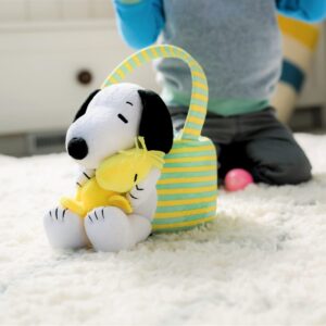 Animal Adventure® | 8" Easter Basket Snoopy and Woodstock