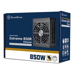 SilverStone Technology Extreme 850R Platinum Cybenetics Platinum 850W SFX12V 4.0 (ATX 3.0) & PCIe 5.0 SFX Power Supply, SST-EX850R-PM