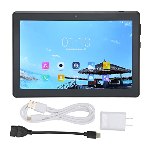 Vikye 8 Inch Tablet, 1280x800 High Definition Display Octa Core 2GB RAM 32GB ROM 4000mAh Battery Calling Tablet (US Plug)